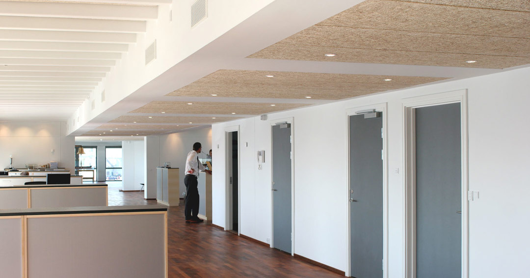 Inspiration: Acoustic ceiling in office facilities | Troldtekt